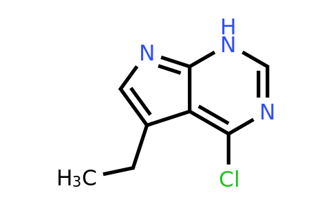 1004992-44-2 | 4-Chloro-5-ethyl-7h-pyrrolo[2,3-d]pyrimidine - Moldb