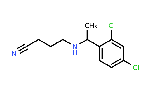1020942-90-8 | 4-((1-(2,4-Dichlorophenyl)ethyl)amino)butanenitrile - Moldb
