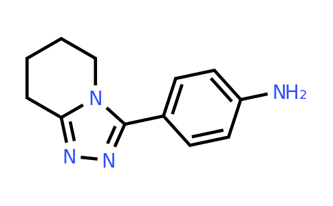 1040326-79-1 | 4-{5h,6h,7h,8h-[1,2,4]triazolo[4,3-a]pyridin-3-yl}aniline - Moldb