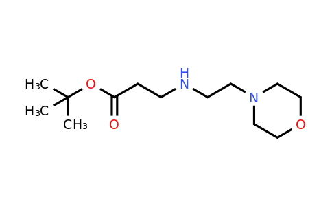 1049155-71-6 | tert-Butyl 3-{[2-(morpholin-4-yl)ethyl]amino}propanoate ...