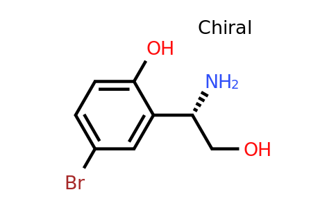 1213053-46-3 | (s)-2-(1-Amino-2-hydroxyethyl)-4-bromophenol - Moldb