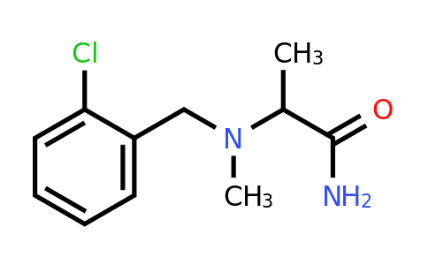 1214139-57-7 | 2-((2-Chlorobenzyl)(methyl)amino)propanamide - Moldb