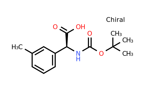 1217677-36-5 | (S)-2-((tert-Butoxycarbonyl)amino)-2-(m-tolyl)acetic acid - Moldb