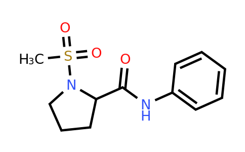 1219213-24-7 | 1-(Methylsulfonyl)-N-phenylpyrrolidine-2-carboxamide - Moldb