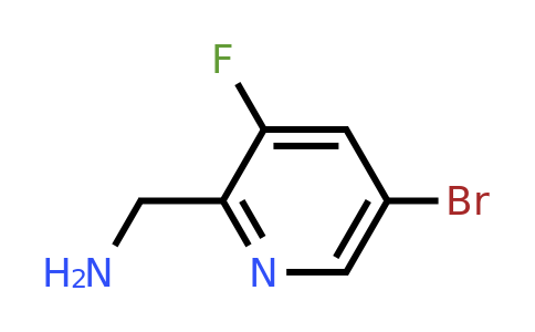 1234616-19-3 | 2-(Aminomethyl)-5-bromo-3-fluoropyridine - Moldb