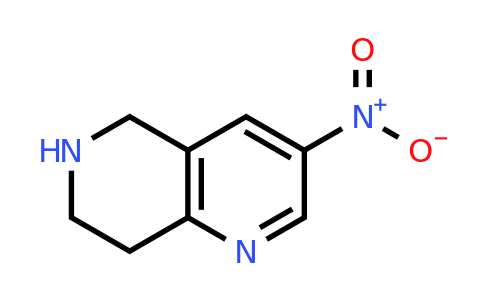 123792-68-7 | 3-Nitro-5,6,7,8-tetrahydro-1,6-naphthyridine - Moldb