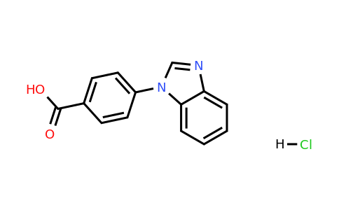 1240528-32-8 | 4-(1h-1,3-Benzodiazol-1-yl)benzoic acid hydrochloride ...