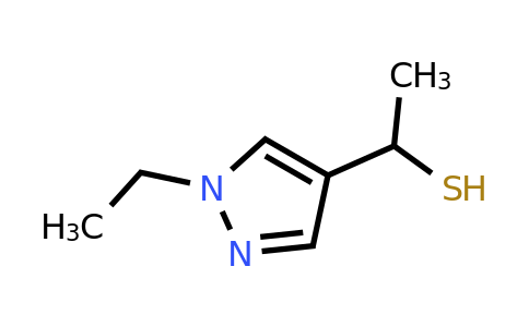 1247836-33-4 | 1-(1-Ethyl-1h-pyrazol-4-yl)ethane-1-thiol - Moldb
