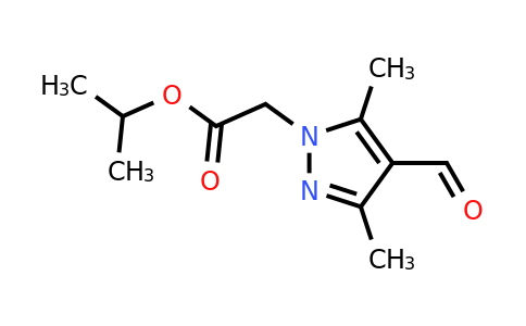 1250348-88-9 | Propan-2-yl 2-(4-formyl-3,5-dimethyl-1h-pyrazol-1-yl)acetate - Moldb