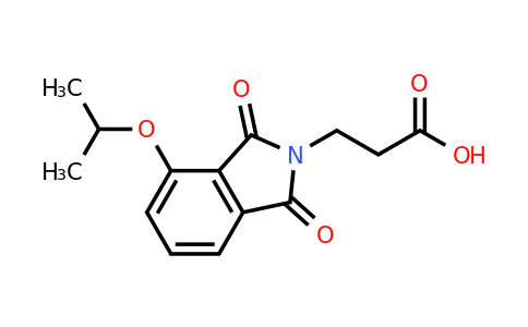 1256450-57-3 | 3-(4-Isopropoxy-1,3-dioxoisoindolin-2-yl)propanoic acid ...