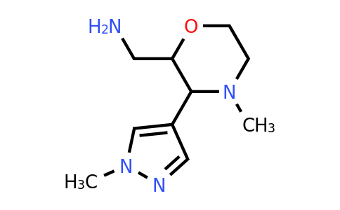 1339033-24-7 | (4-Methyl-3-(1-methyl-1h-pyrazol-4-yl)morpholin-2-yl)methanamine - Moldb