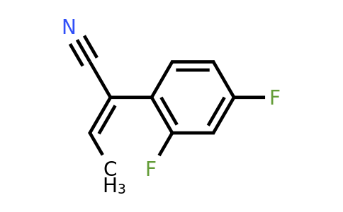 1417644-30-4 | (2e)-2-(2,4-Difluorophenyl)but-2-enenitrile - Moldb