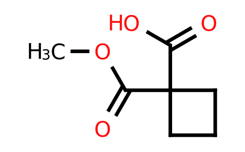 1427503-02-3 | 1-(Methoxycarbonyl)cyclobutane-1-carboxylic acid - Moldb