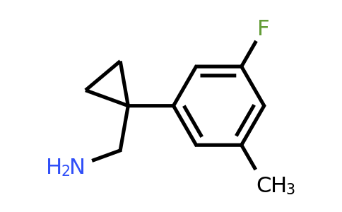 1510363-48-0 | (1-(3-Fluoro-5-methylphenyl)cyclopropyl)methanamine - Moldb