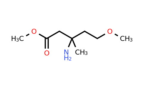 1522701-98-9 | Methyl 3-amino-5-methoxy-3-methylpentanoate - Moldb
