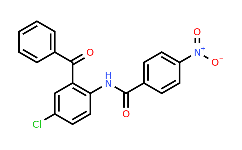 157488-07-8 | N-(2-benzoyl-4-chlorophenyl)-4-nitrobenzamide - Moldb