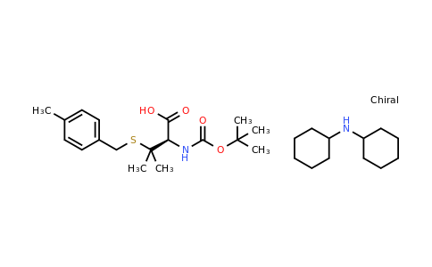 198474-61-2 | Dicyclohexylamine (R)-2-((tert-butoxycarbonyl)amino)-3-methyl-3-((4-methylbenzyl ...