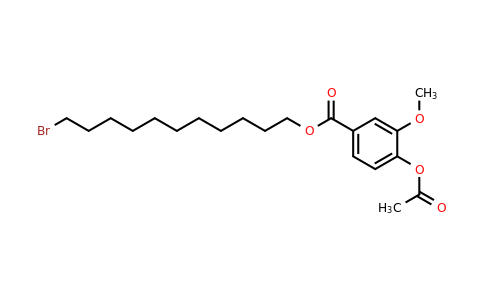 2102353-58-0 | 11-Bromoundecyl 4-acetoxy-3-methoxybenzoate - Moldb