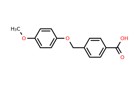 303774-32-5 | 4-[(4-methoxyphenoxy)methyl]benzoic acid - Moldb