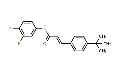 329778-53-2 | (E)-3-(4-(tert-butyl)phenyl)-N-(3,4-difluorophenyl ...