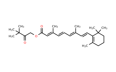 893412-73-2 | 3,3-dimethyl-2-oxobutyl (2E,4E,6E,8E)-3,7-dimethyl-9-(2,6,6-trimethylcyclohex-1-en ...