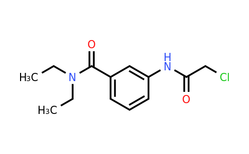 929973-43-3 | 3-(2-Chloroacetamido)-n,n-diethylbenzamide - Moldb